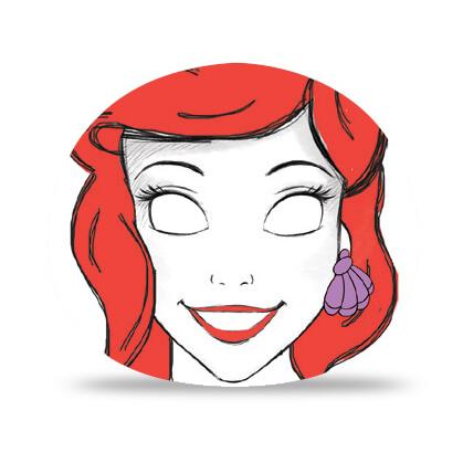 Little Mermaid Ariel Face